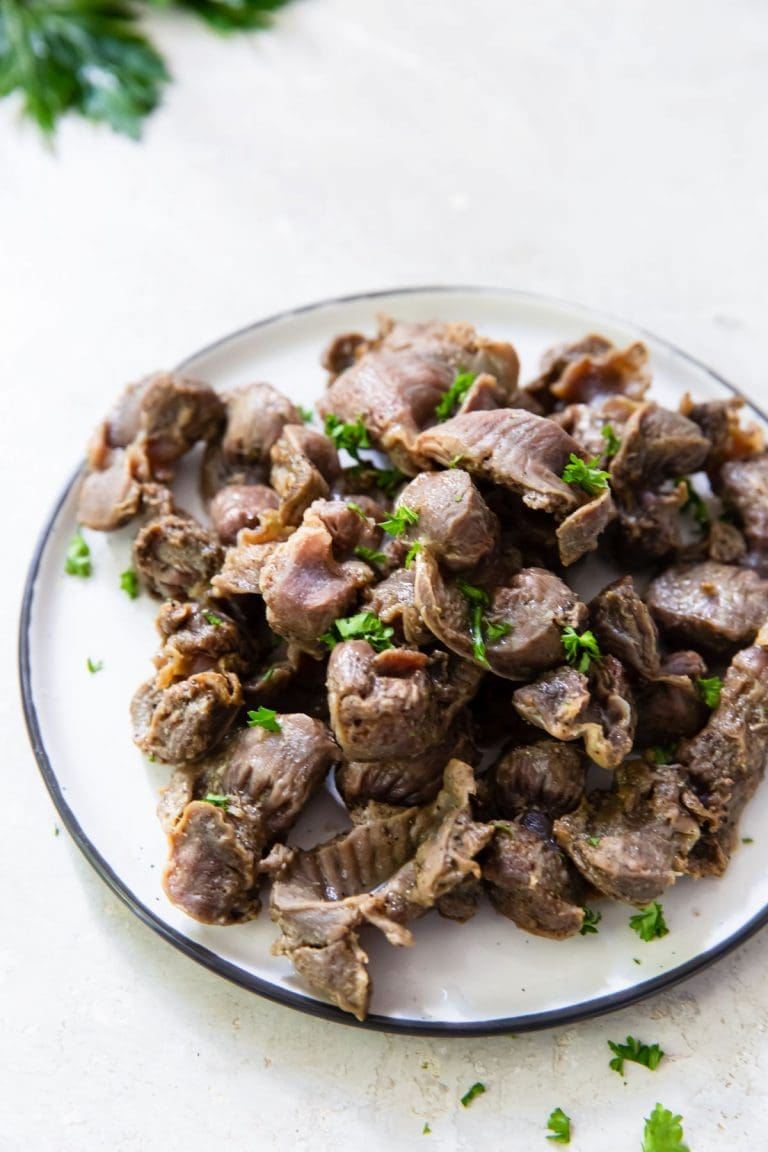 Easy Air Fryer Chicken Gizzards without Flour