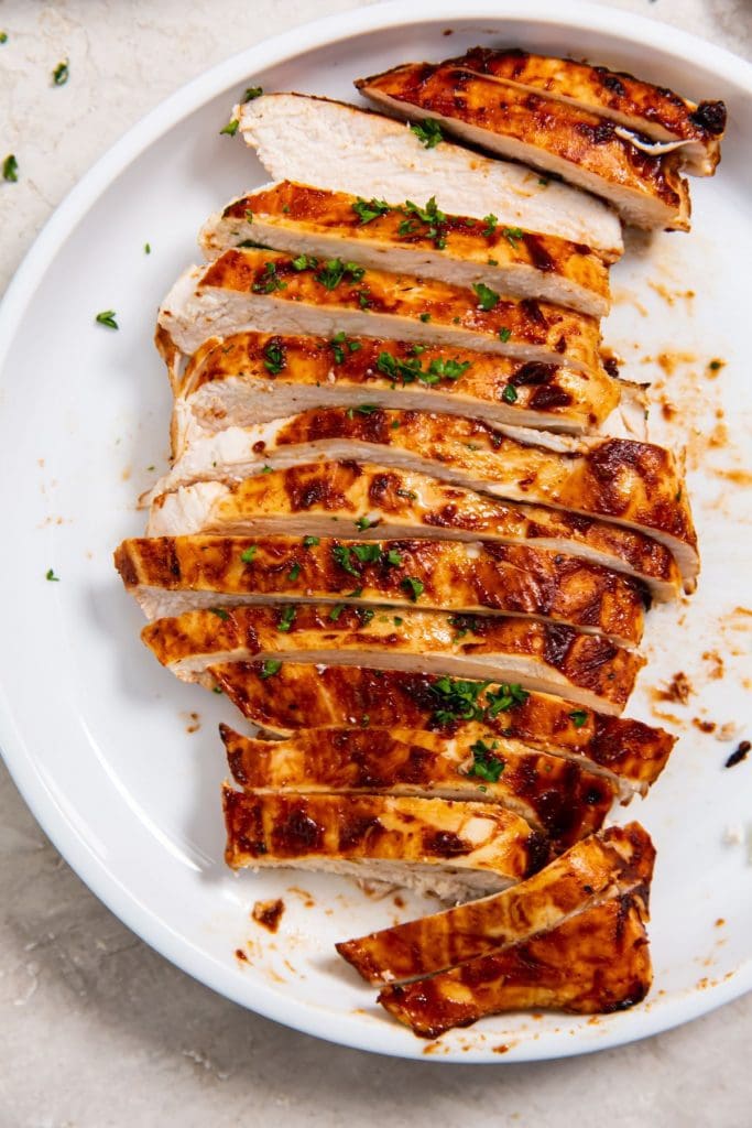 Air Fryer Sweet Baby Rays BBQ Chicken Breast