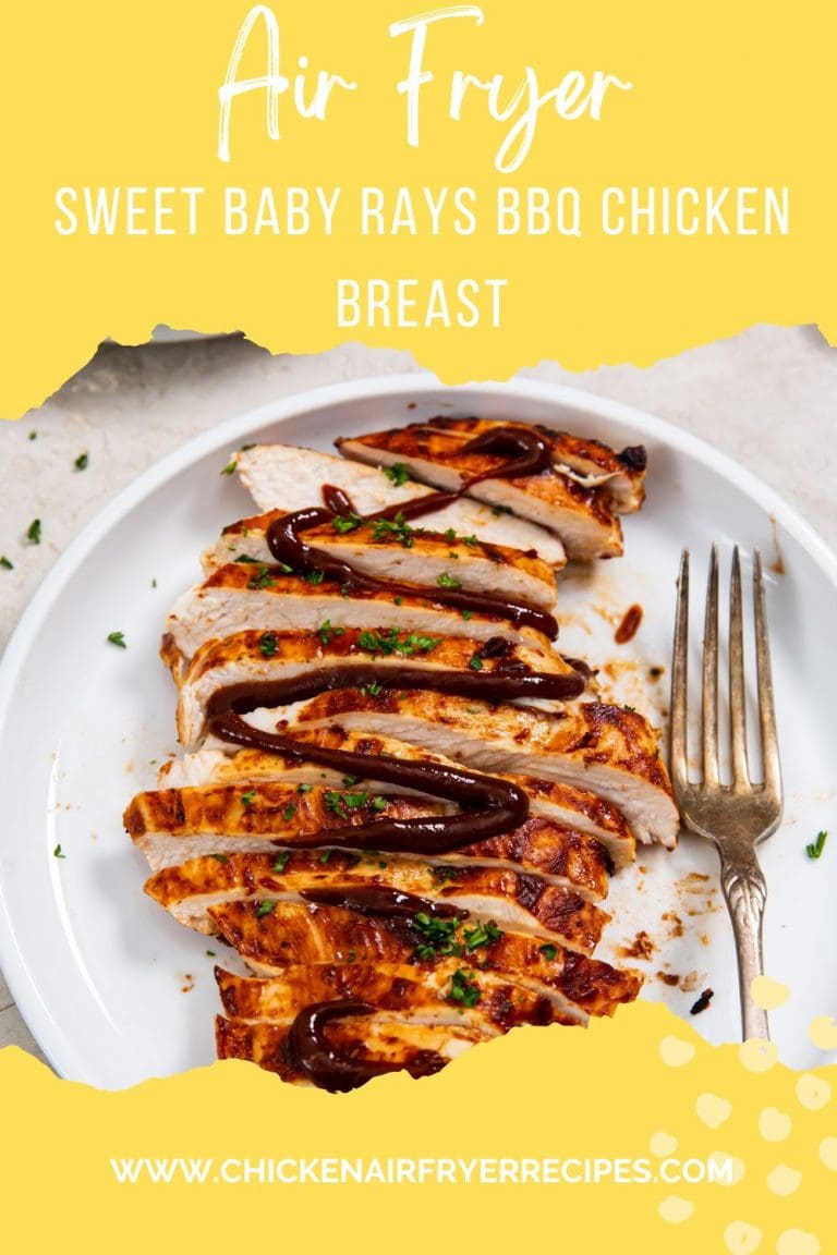Air Fryer Sweet Baby Rays BBQ Chicken Breast