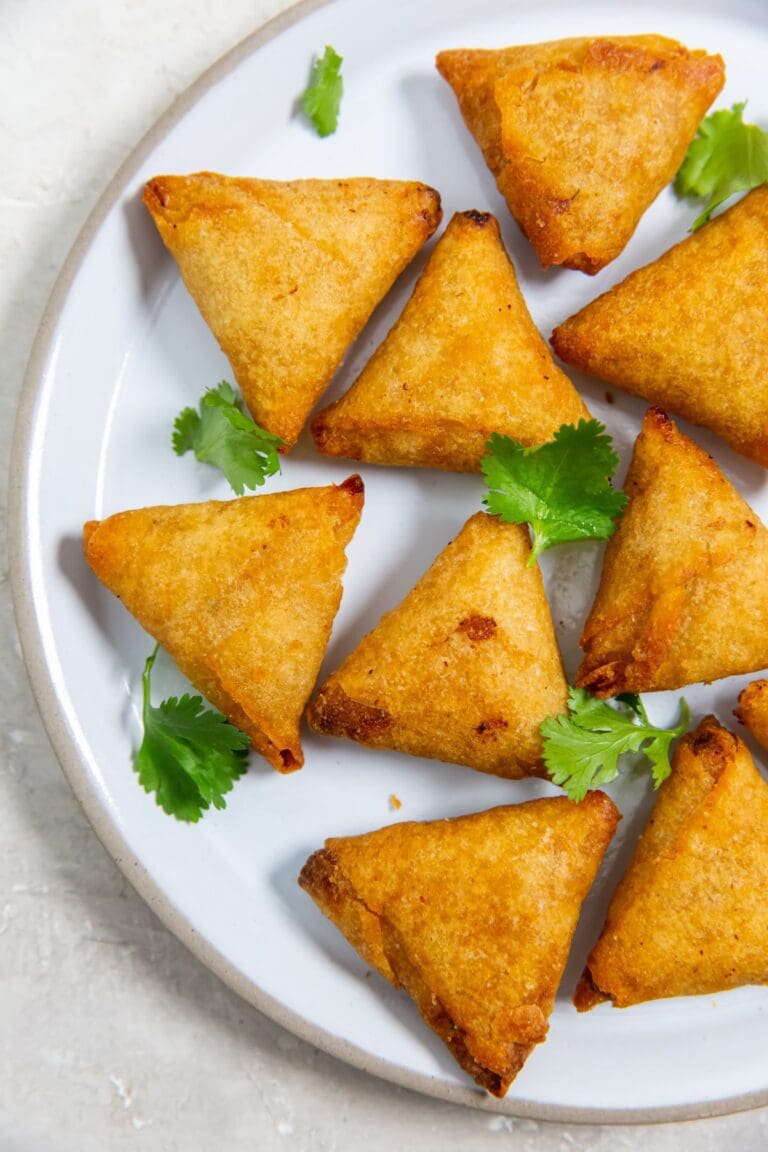 Air Fryer Mini Chicken Tikka Samosas - Chicken Air Fryer Recipes